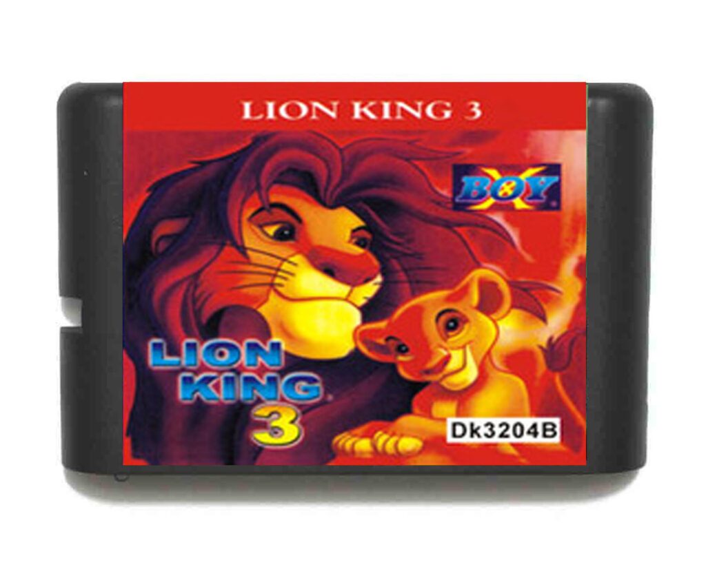 The Lion King 3 – Rey Leon | Cartucho Compatible Sega 16 Bits – Museum ...