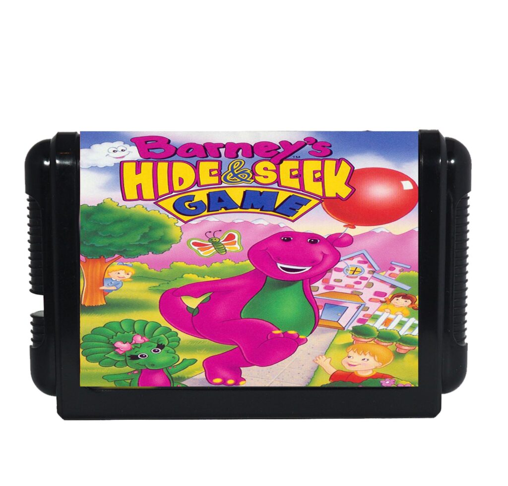 Barney’s Hide & Seek Game | Cartucho Compatible Sega 16 Bits – Museum Games