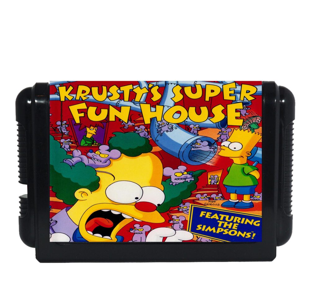 Simpsons Krustys Fun House | Cartucho Compatible Sega 16 Bits – Museum ...
