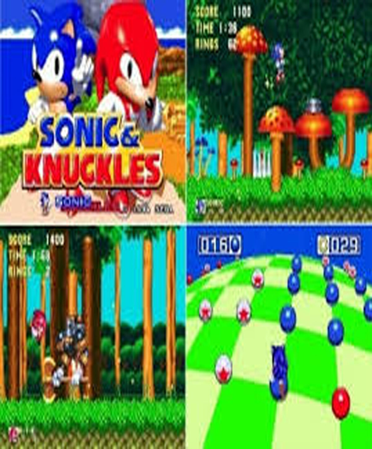 Sonic & Knuckles | Cartucho Compatible Sega 16 Bits – Museum Games