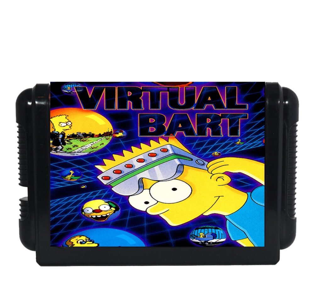 The Simpsons Virtual Bart | Cartucho Compatible Sega 16 Bits – Museum Games
