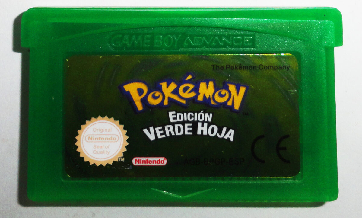 Pokemon Verde Hoja Español Graba Partidas Game Boy Advance Generico ...