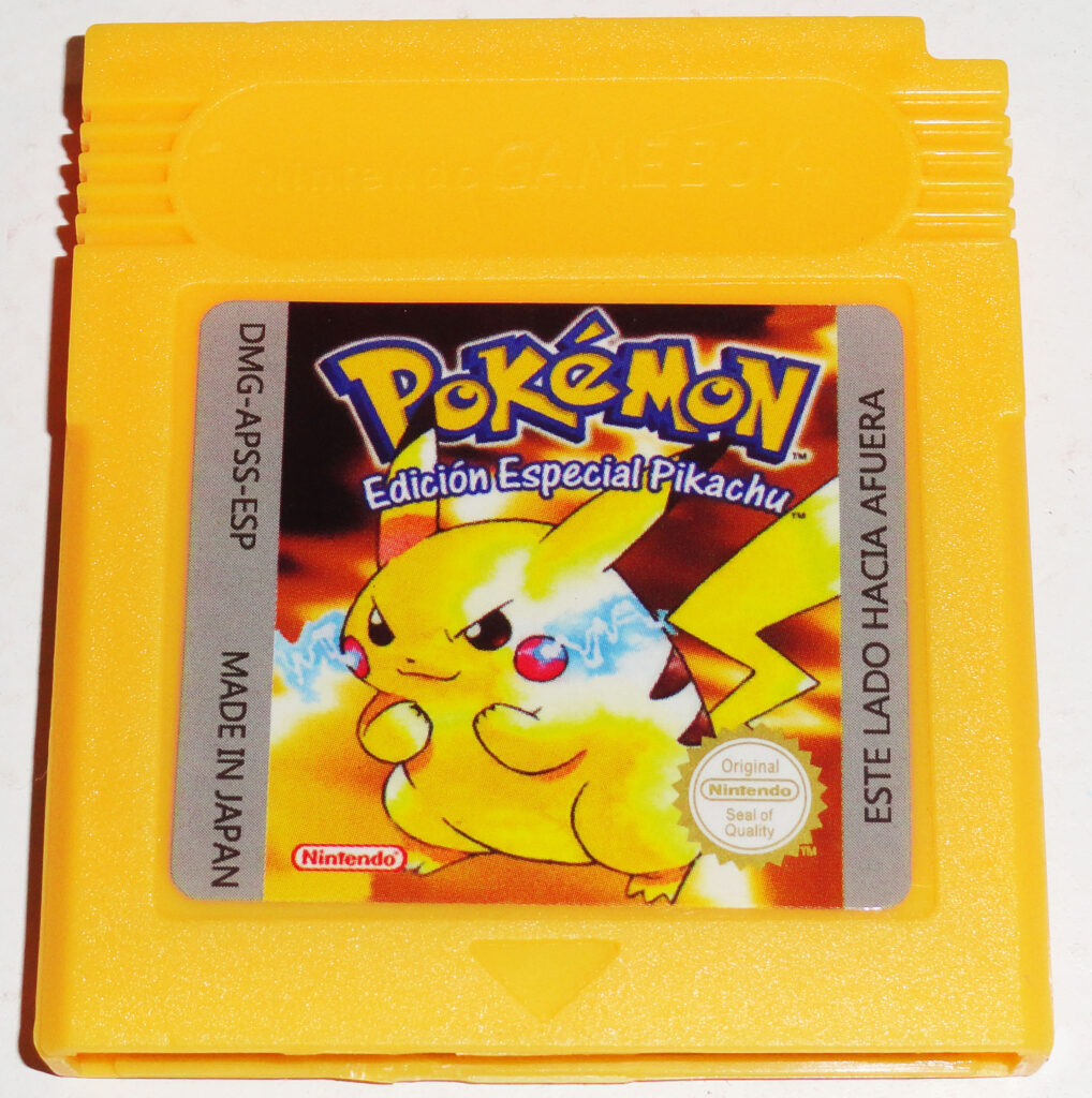 Pokemon Amarillo Español Graba Partidas Game Boy Generico – Museum Games