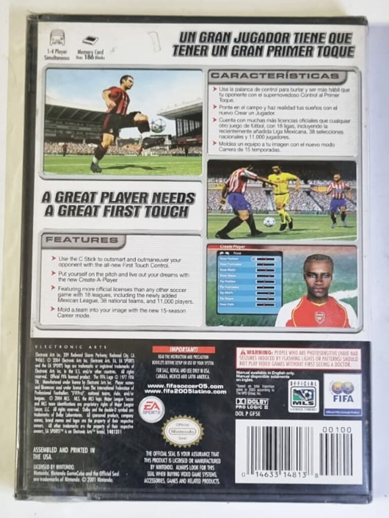 FIFA Soccer 2005 | Gamecube (Nuevo Sellado) -Usa- – Museum Games