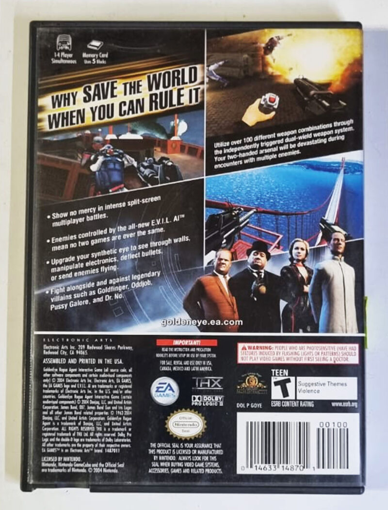 GoldenEye Rogue Agent | Gamecube – Museum Games