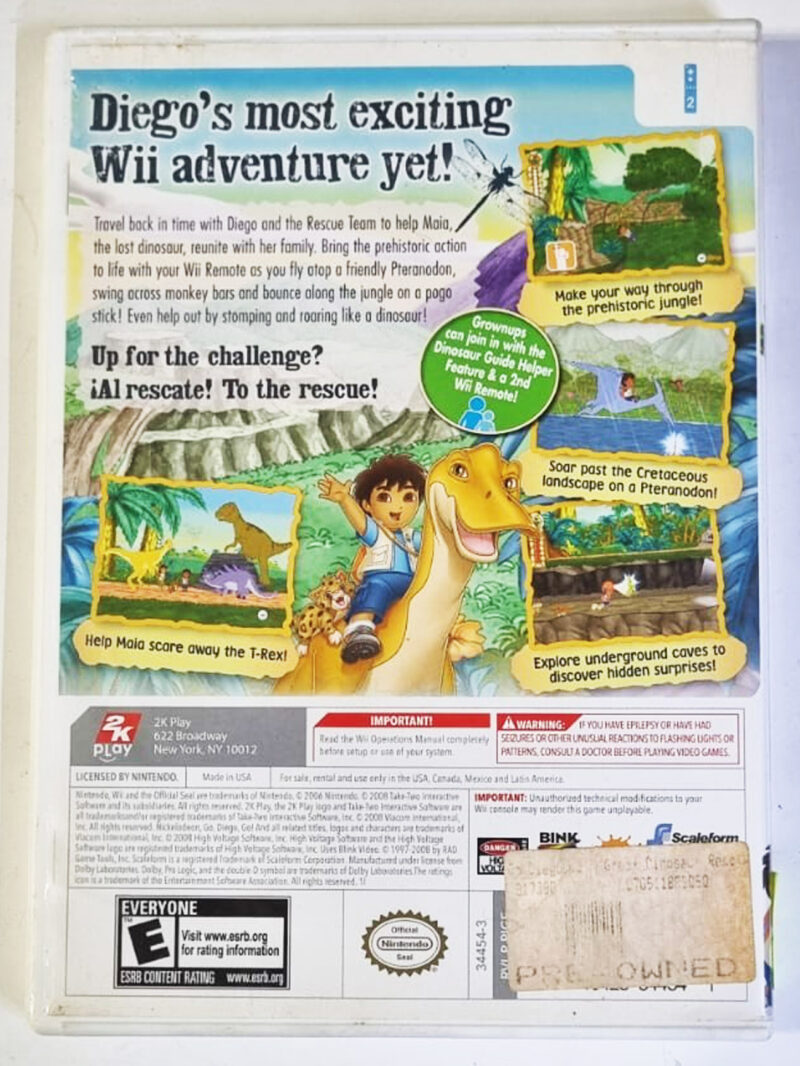 Go, Diego, Go!: Great Dinosaur Rescue | Wii – Museum Games