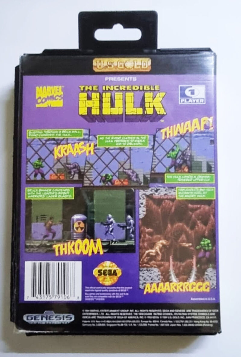 The Incredible Hulk | Sega Genesis Original – Museum Games