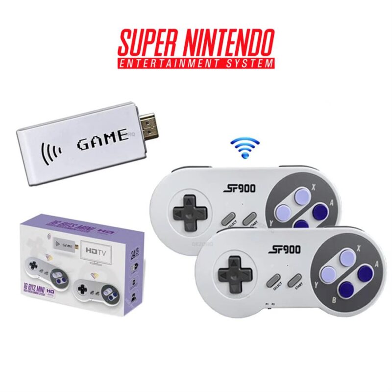 Consola STICK HD Super Nintendo HDMI 5000 juegos 2 Joysticks ...