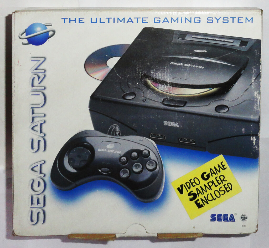 Sega Saturn Modelo 2 Completa En Caja + Cartucho Flash + Juegos ...