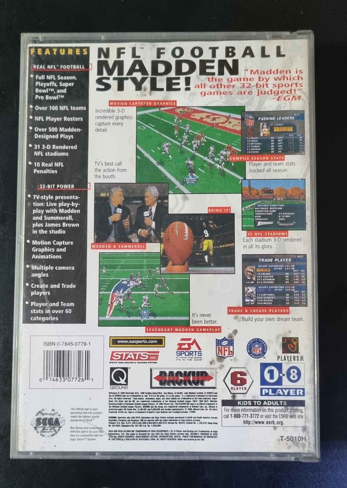 Madden NFL 97 | Sega Saturn Original – Museum Games