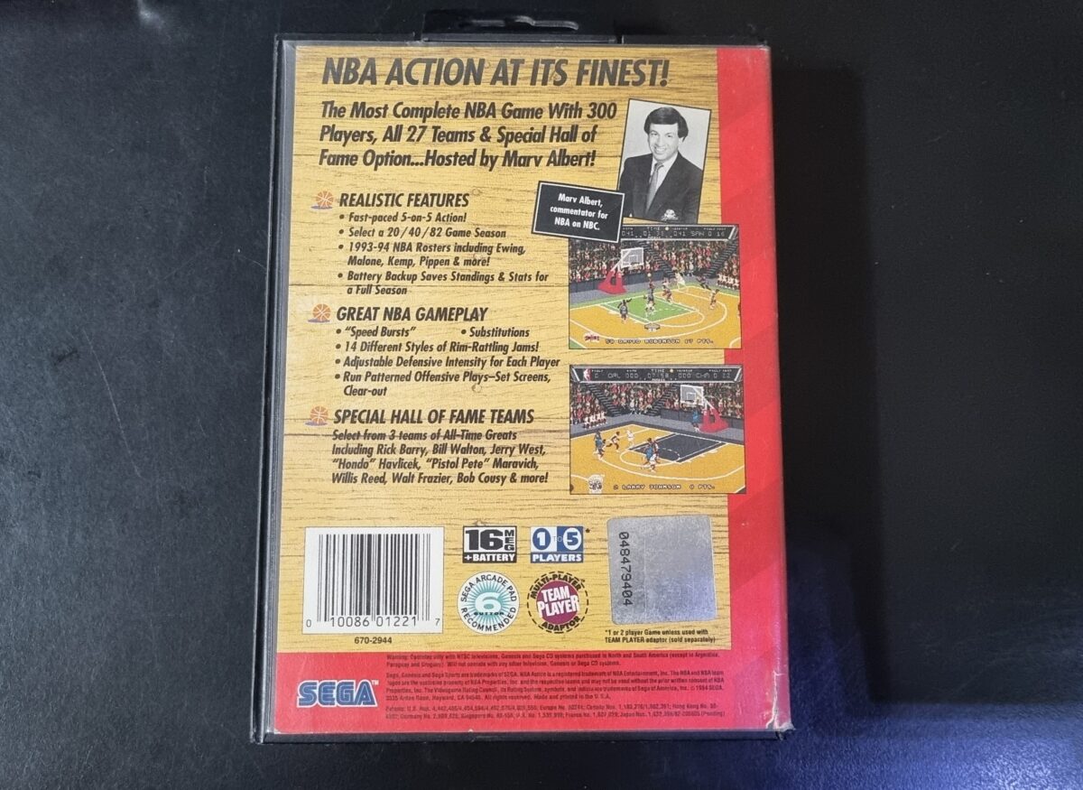 NBA Action ’94 | Sega Genesis Original – Museum Games