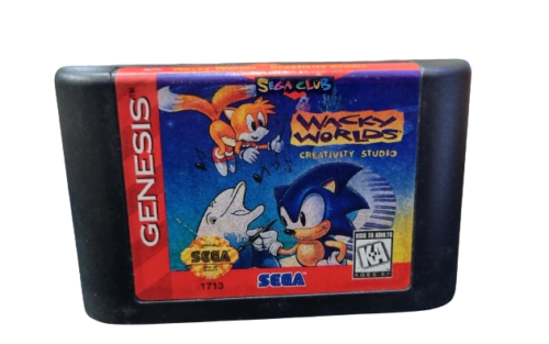 Wacky Worlds Creativity Studio | Sega Genesis Original (cart Mexico ...