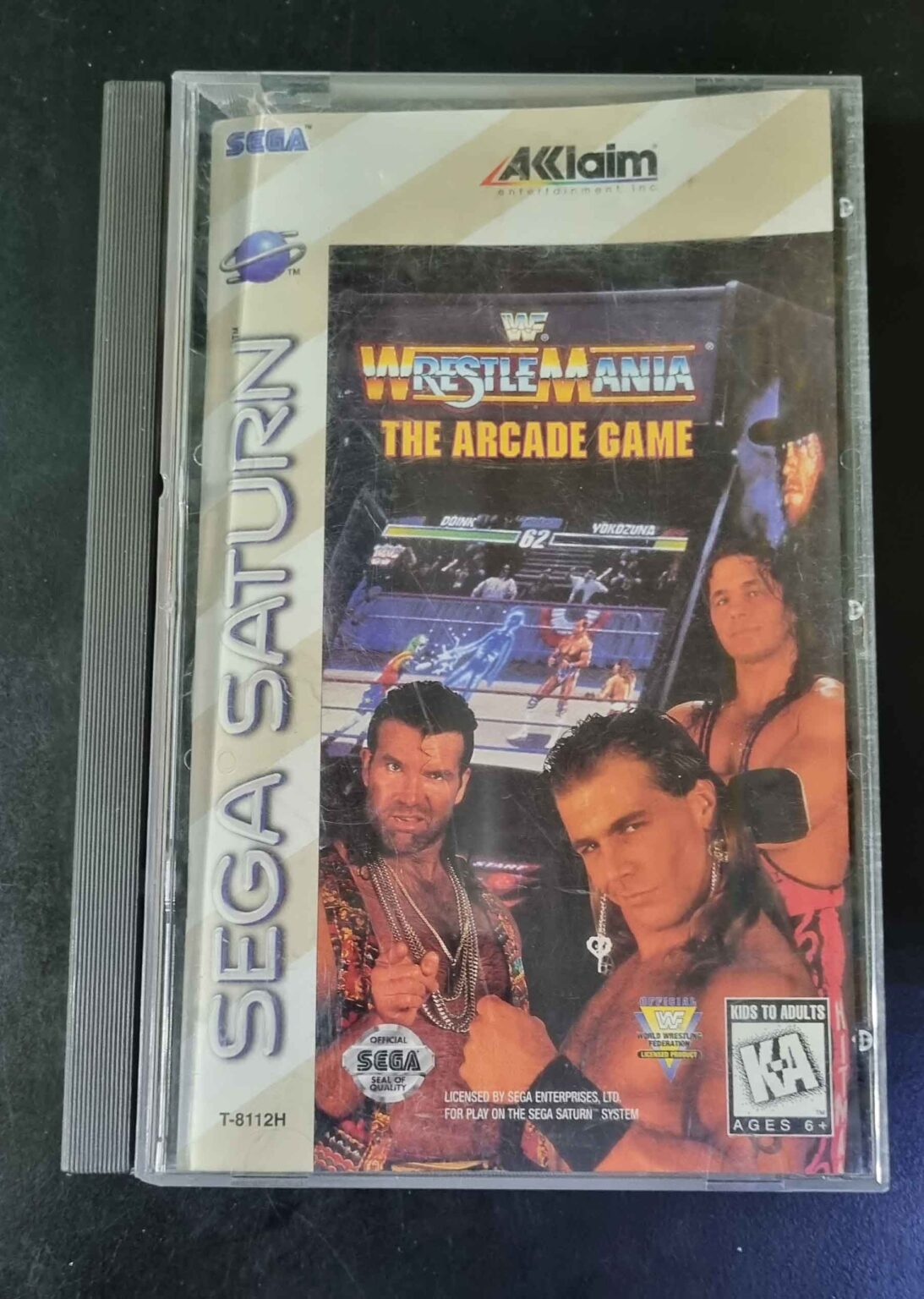 WWF WrestleMania The Arcade Game | Sega Saturn Original – Museum Games