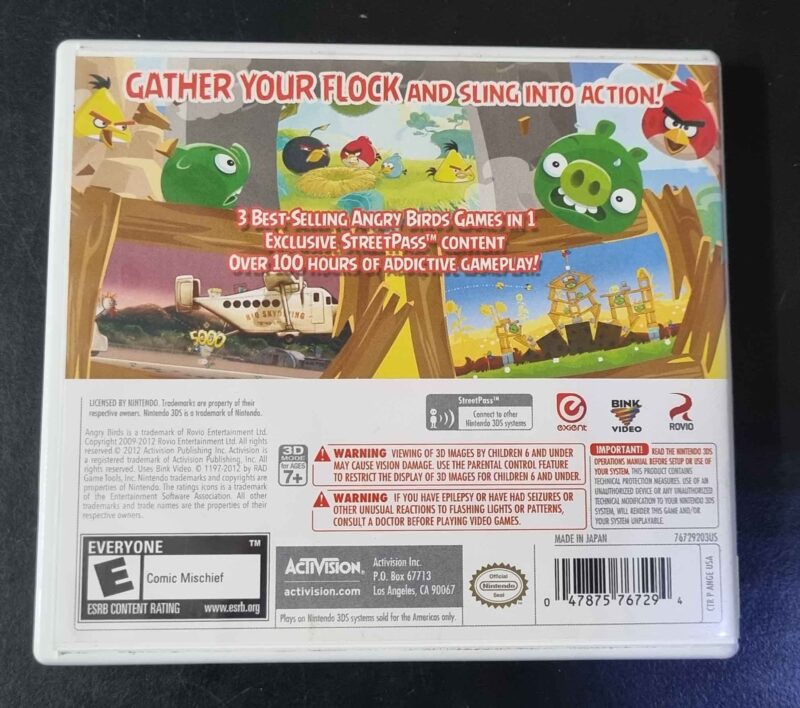 Angry Birds Trilogy | Nintendo 3ds – Museum Games