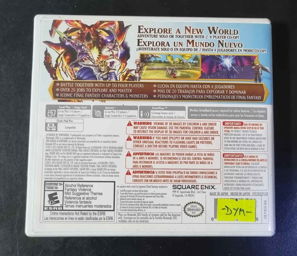 Final Fantasy Explorers | Nintendo 3ds – Museum Games