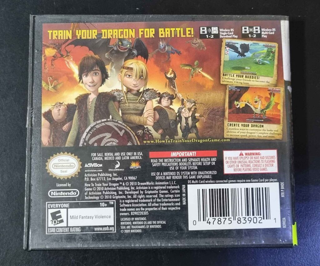 How To Train Your Dragon | Nintendo Ds – Museum Games