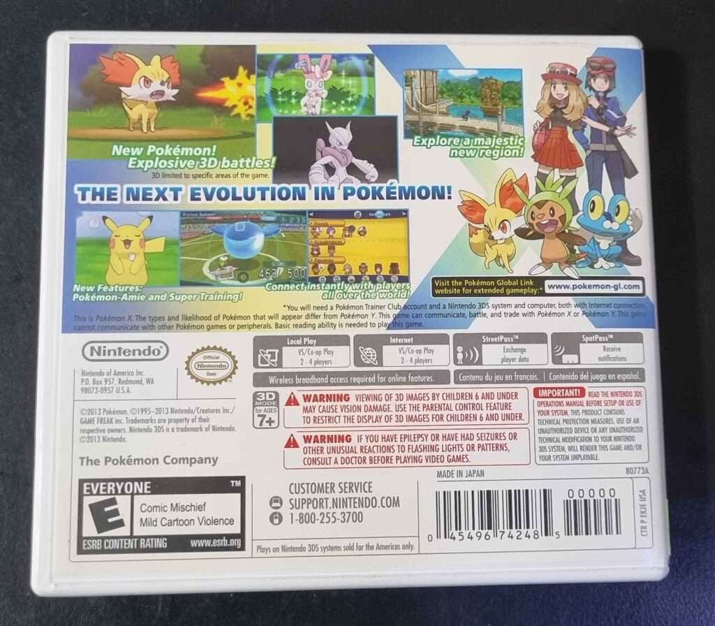 Pokemon X | Nintendo 3ds – Museum Games