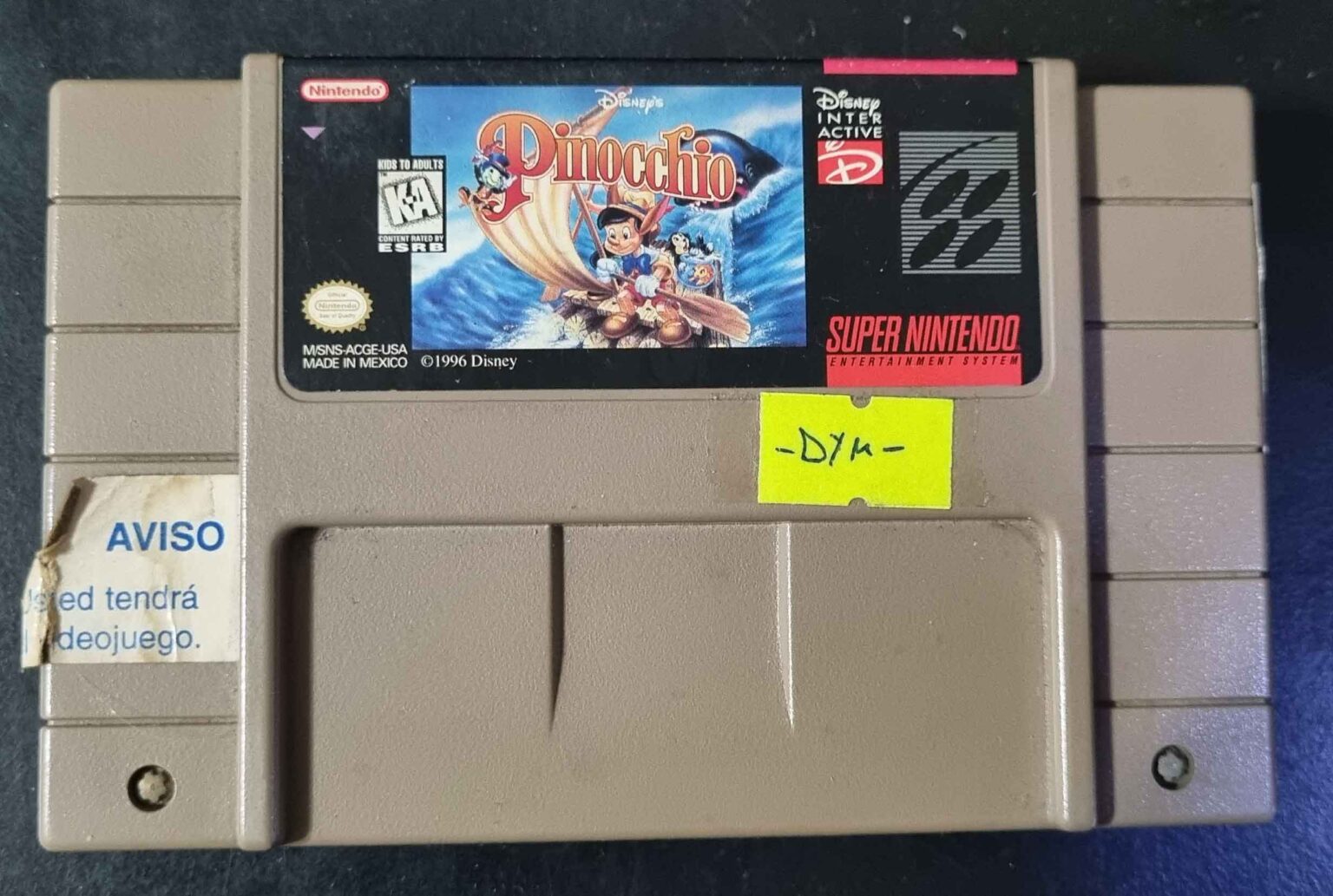 Pinocchio | Super Nintendo (Original 2do) – Museum Games