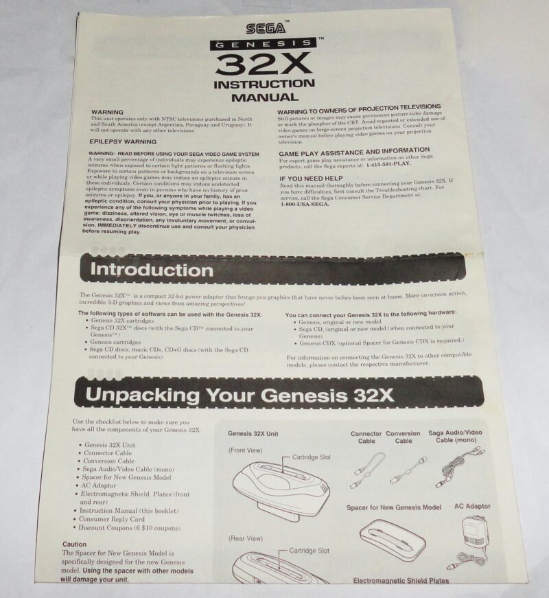 Sega Genesis 32x Completa En Caja – Museum Games