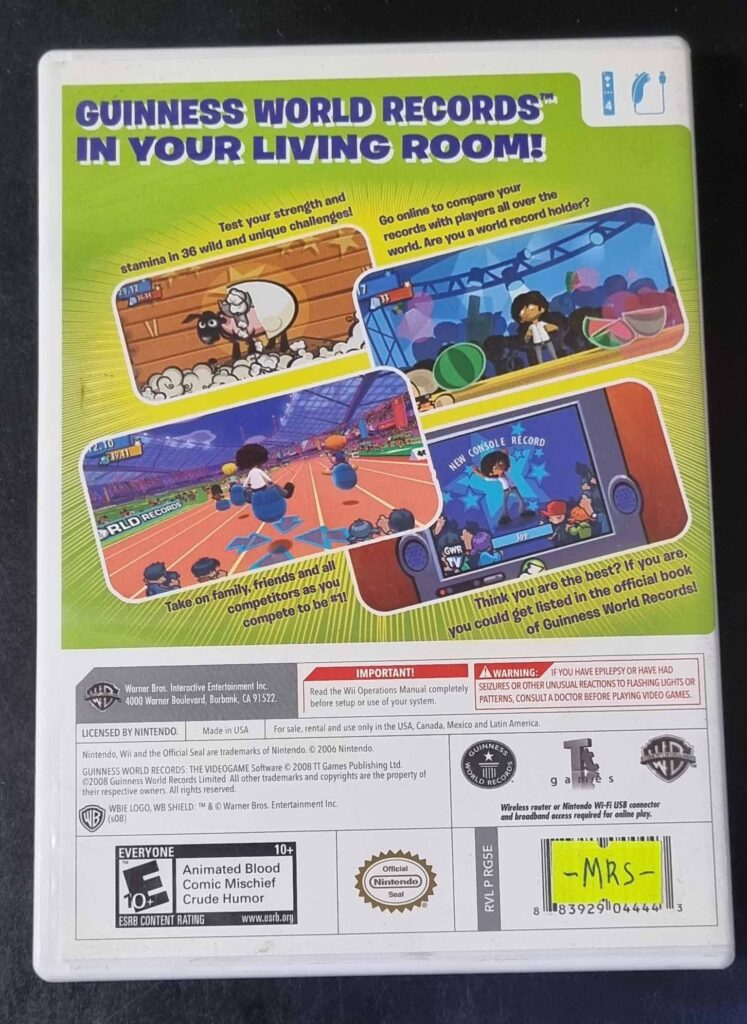 Guinness World Records The Videogame | Wii (Usa) – Museum Games