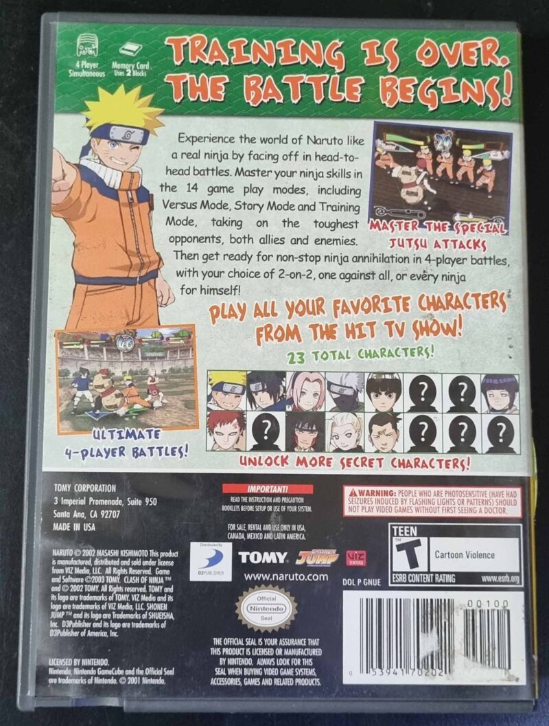 Naruto Clash of Ninja 2 | Gamecube – Museum Games