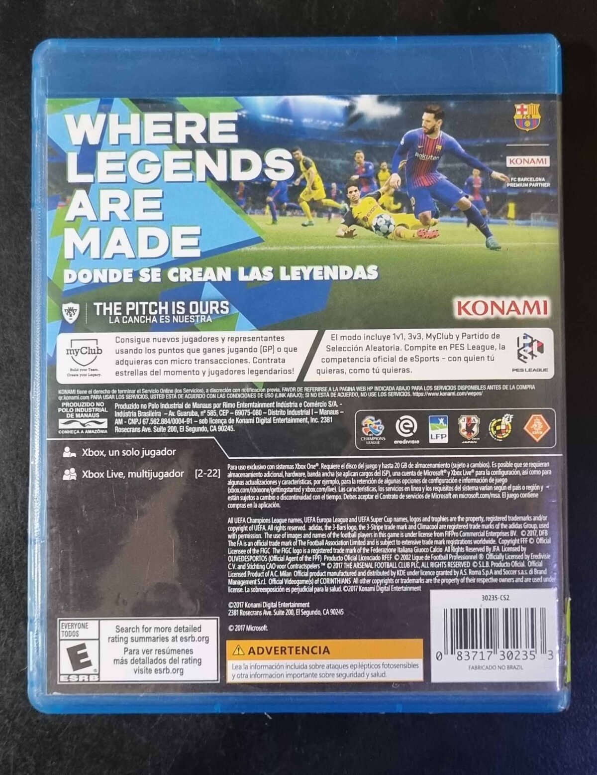 Pro Evolution Soccer 2018 | Xbox One -Usa- – Museum Games