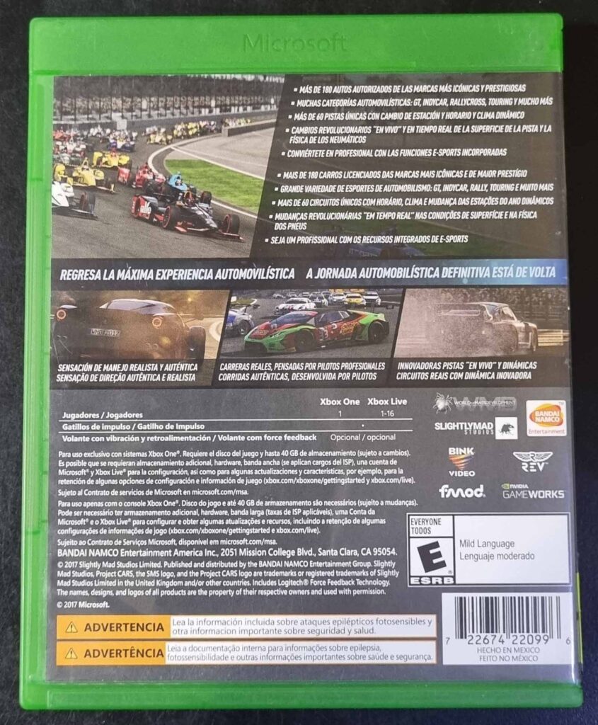 Project CARS 2 | Xbox One -Usa- – Museum Games