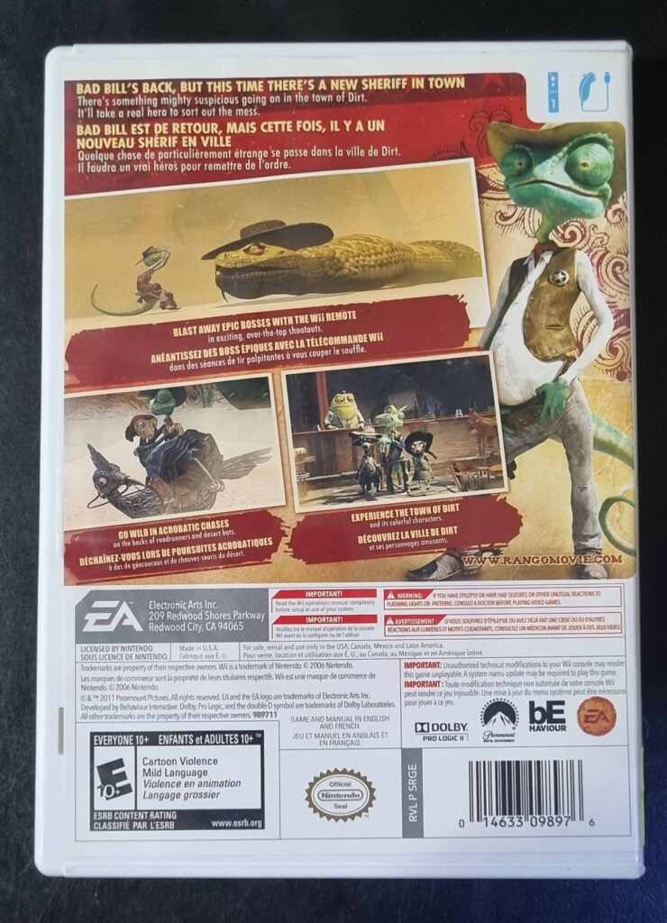 Rango | Wii (Usa) – Museum Games