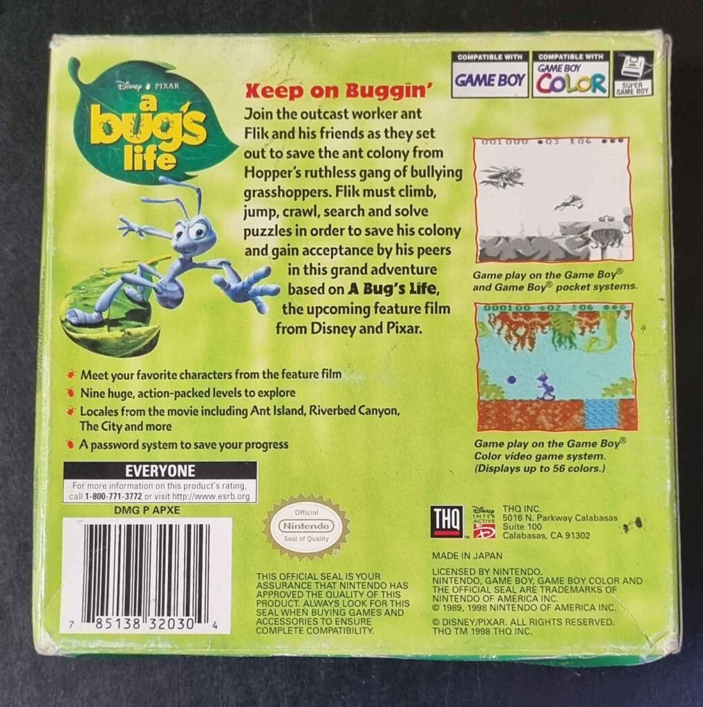 A Bugs Life | Game Boy Color Original – Museum Games