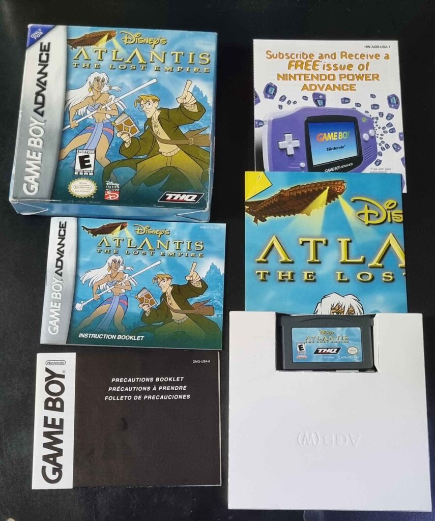 Atlantis The Lost Empire | Game Boy Advance Original – Museum Games