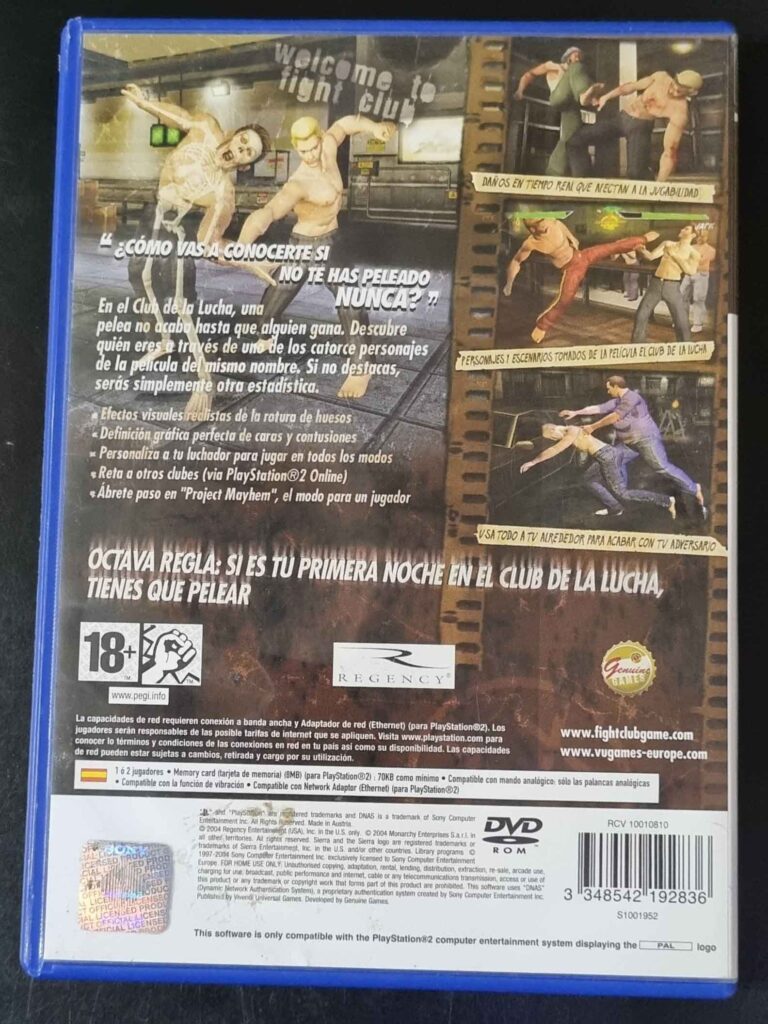 Fight Club | PS2 Euro – Museum Games