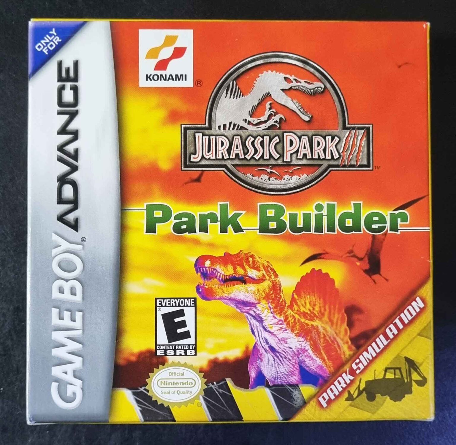 Jurassic Park III Park Builder | Game Boy Advance Original – Museum Games
