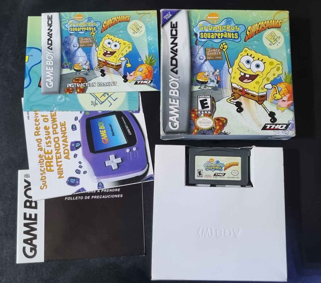 SpongeBob SquarePants SuperSponge | Game Boy Advance Original – Museum ...