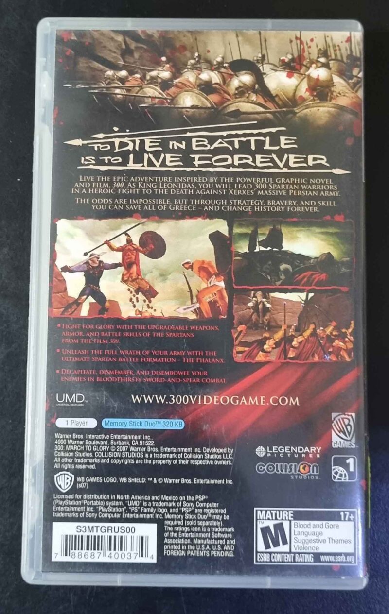 300 March to Glory | PsP – Museum Games