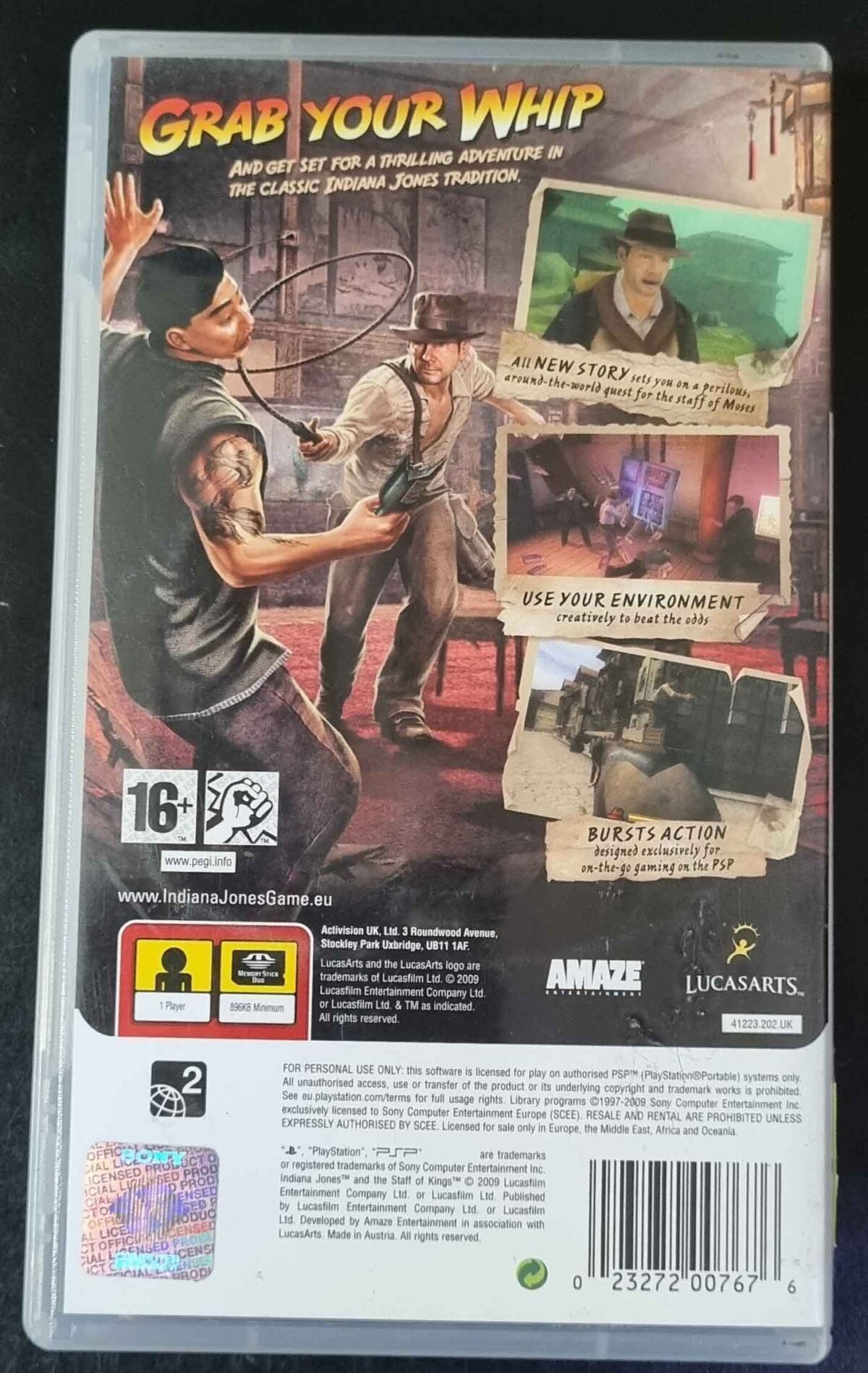 Indiana Jones and the Staff of Kings | PsP – Museum Games