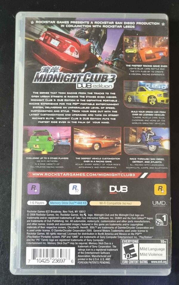 Midnight Club 3 DUB Edition | PsP – Museum Games