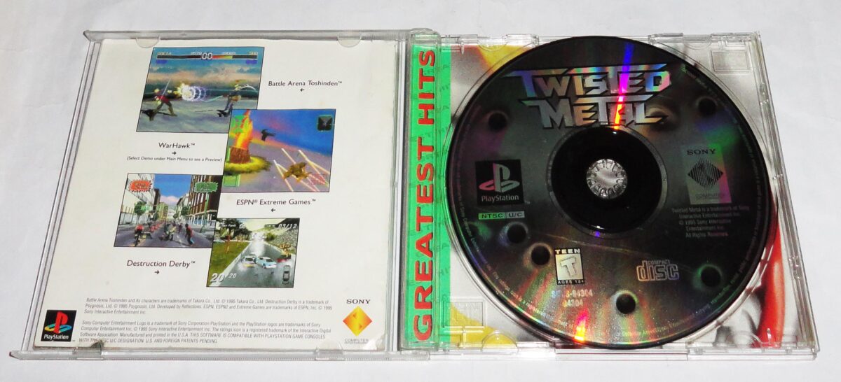 Twisted Metal Ps1 Original Usa Completo – Museum Games