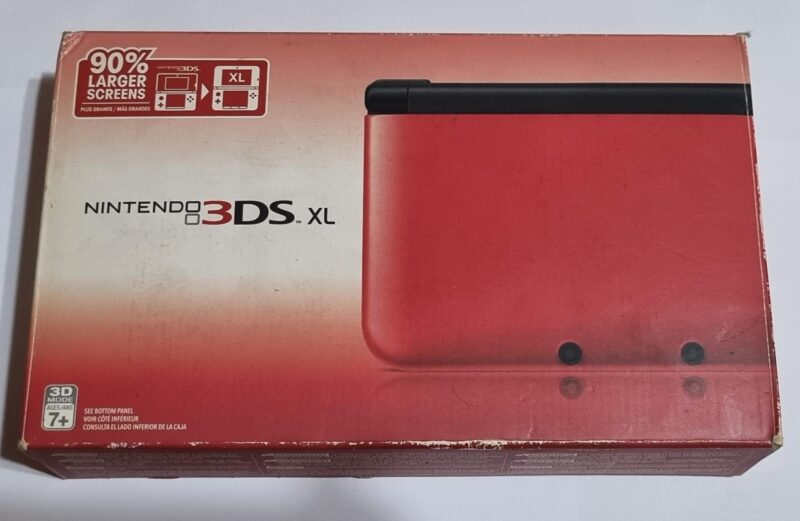 Nintendo 3ds Xl Red/Black Consola Portatil En Caja – Museum Games