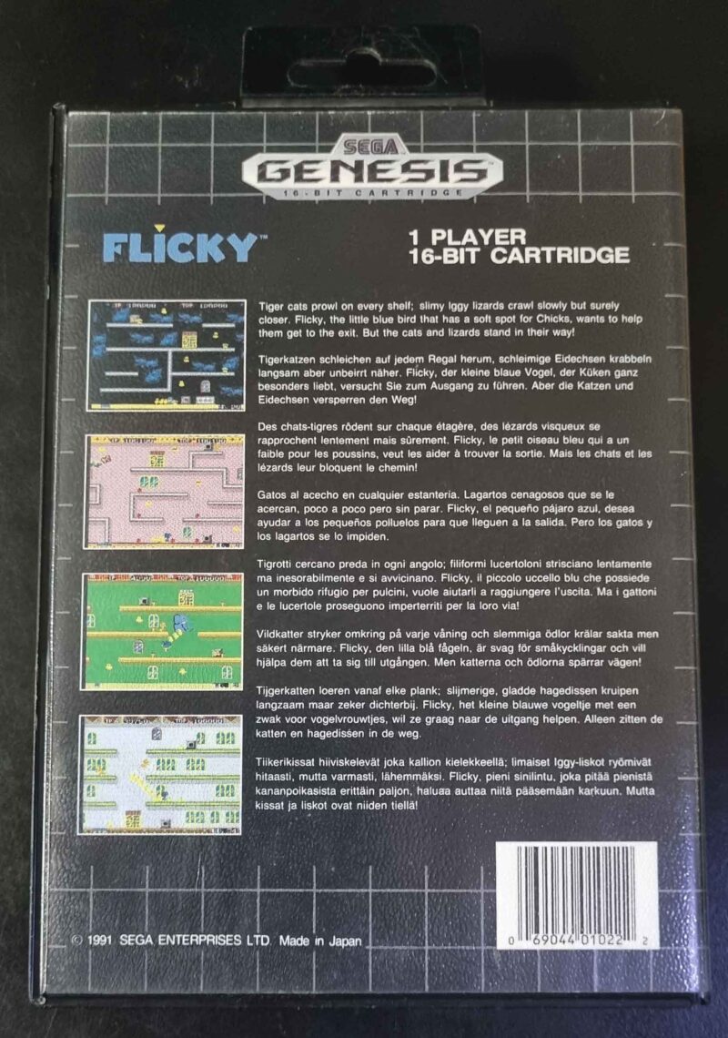 Flicky | Sega Genesis Original (cib) – Museum Games