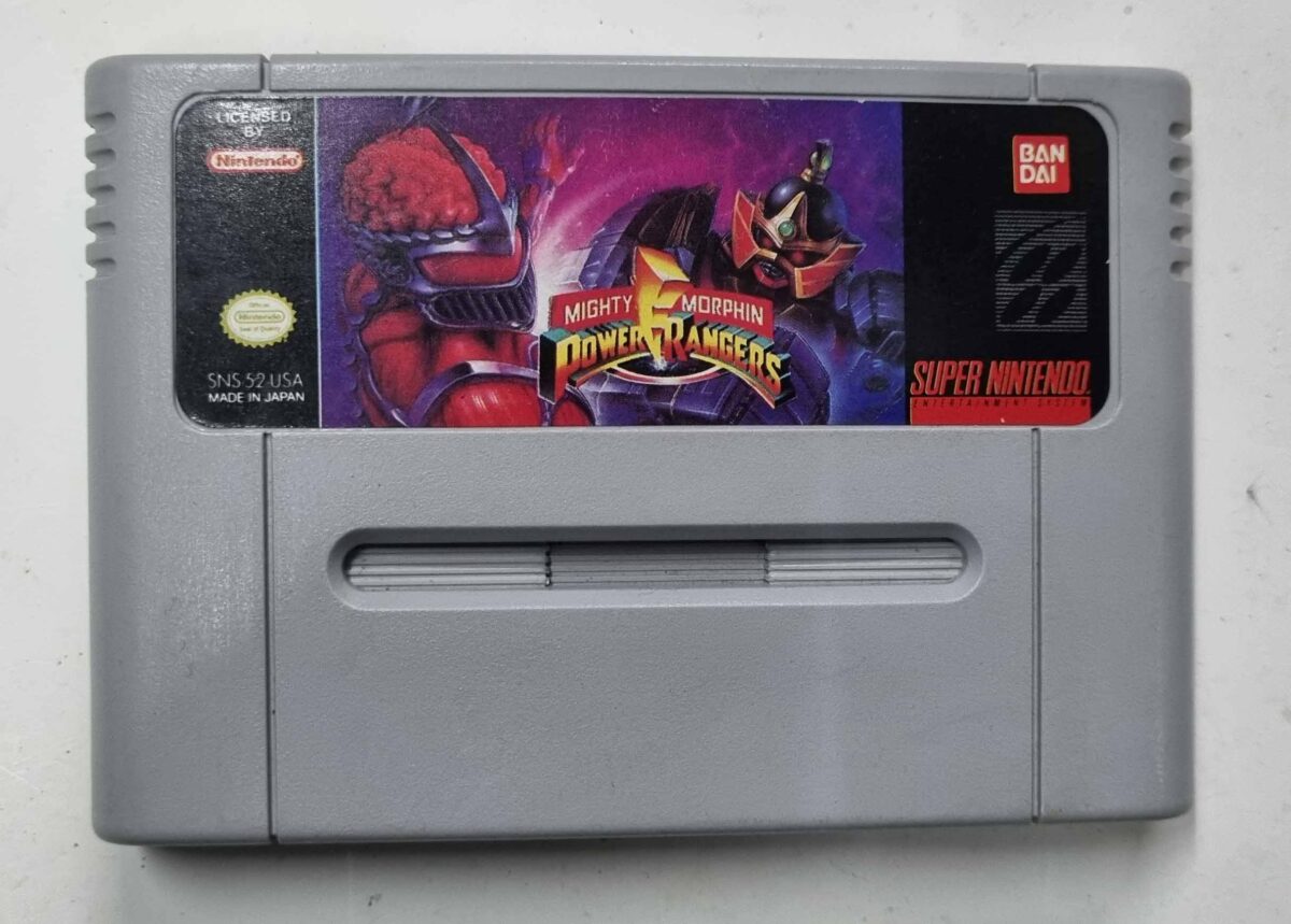 Mighty Morphin Power Rangers | Super Nintendo (Clon 4to) – Museum Games
