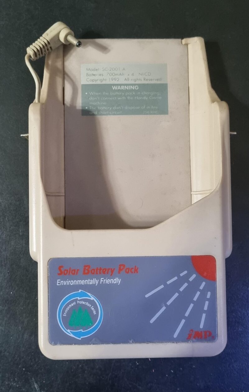 Solar Power Rechargeable Battery Pack Game Boy Clasica – Museum Games