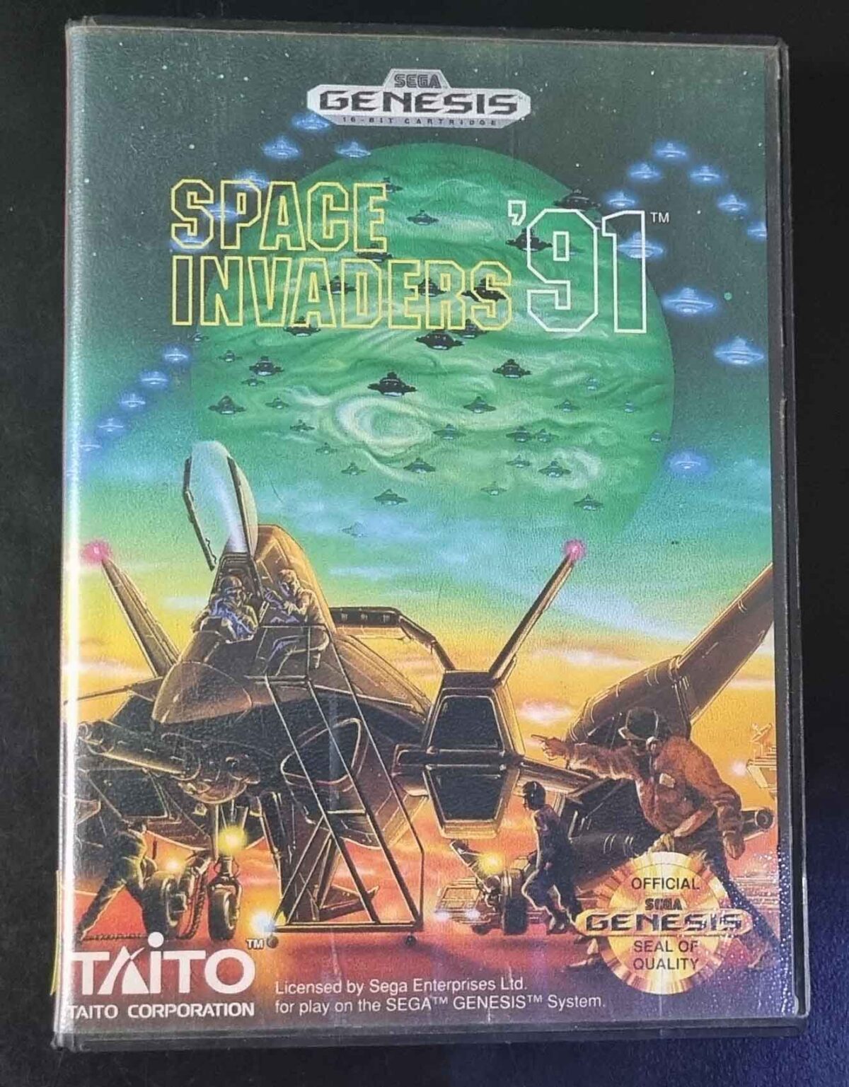 Space Invaders ’91 | Sega Genesis Original (cib) – Museum Games