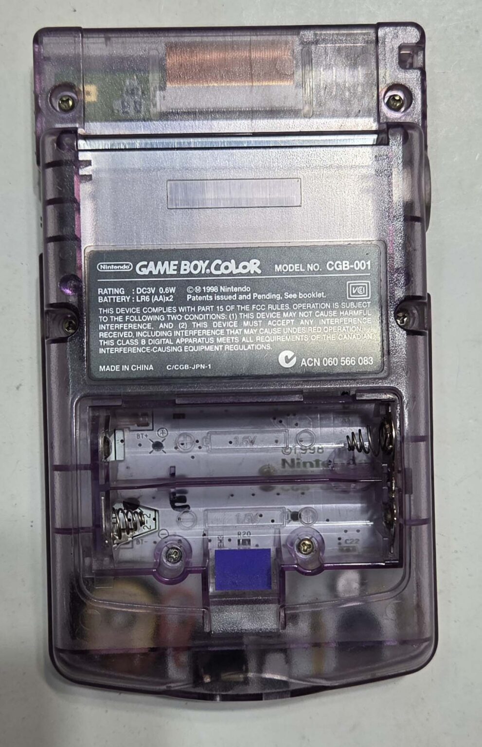Consola Game Boy Color Atomic Purple – Museum Games