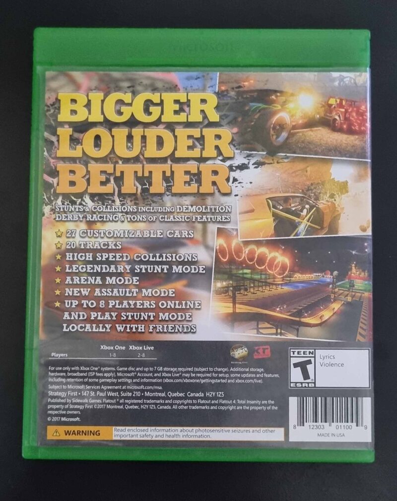 FlatOut 4 Total Insanity | Xbox One – Museum Games