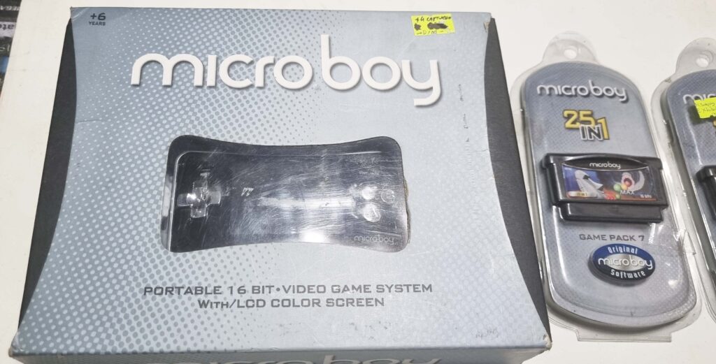Consola Microboy Portatil 50 juegos + 2 cartuchos – Museum Games