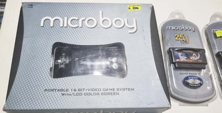 Consola Microboy Portatil 50 juegos + 2 cartuchos – Museum Games