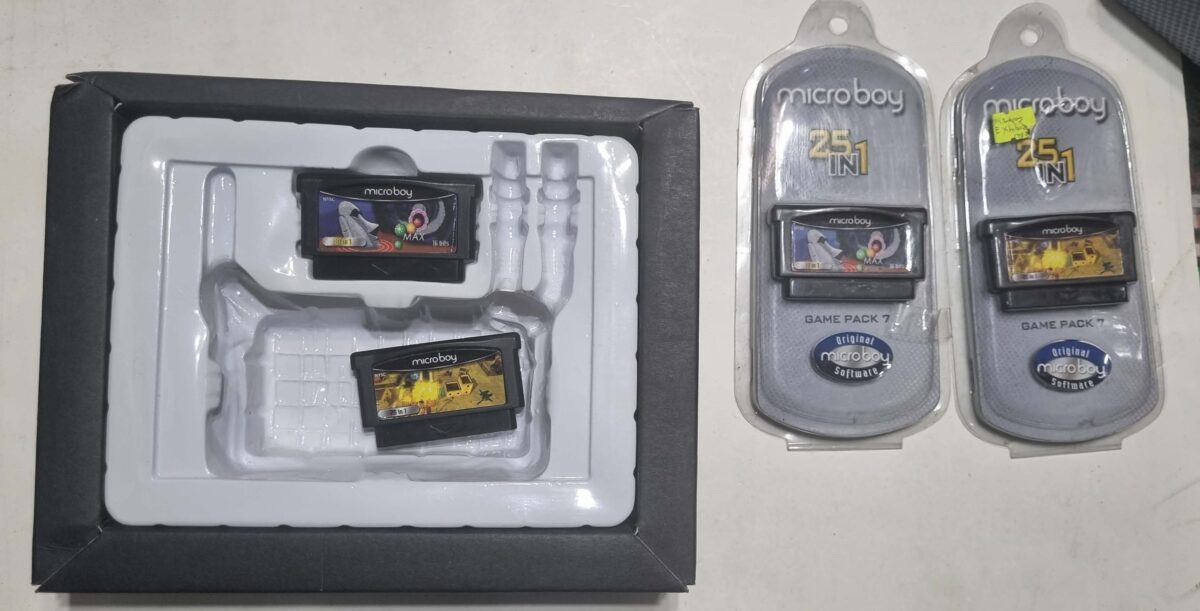 Consola Microboy Portatil 50 juegos + 2 cartuchos – Museum Games