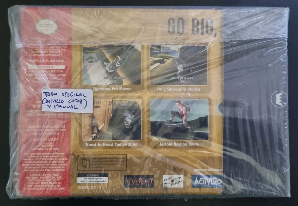 Tony Hawk’s Pro Skater | Nintendo 64 – Museum Games