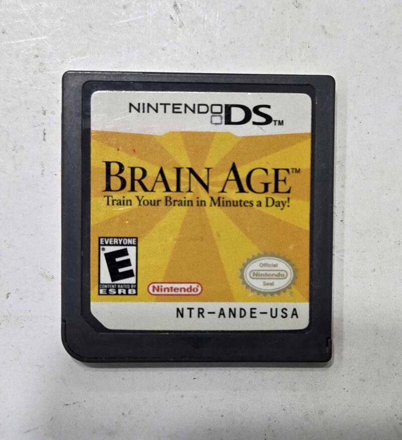 Brain Age Train Your Brain in Minutes a Day! | Nintendo Ds – Museum Games