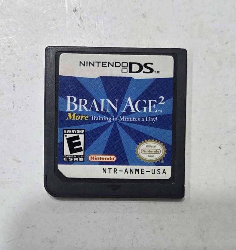 Brain Age 2 Train Your Brain in Minutes a Day | Nintendo Ds – Museum Games